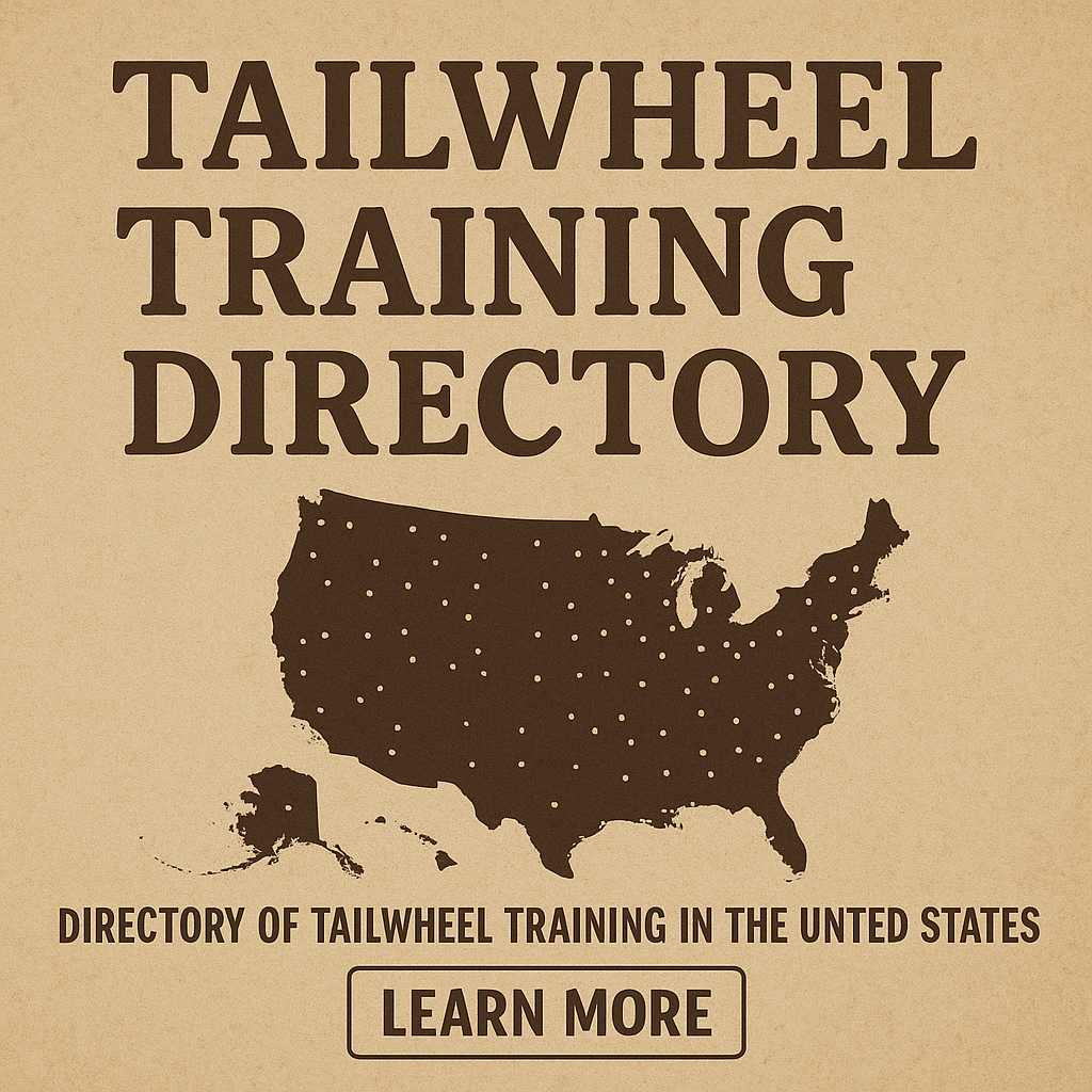 Tailwheel Training in Texas – Taildraggers.com